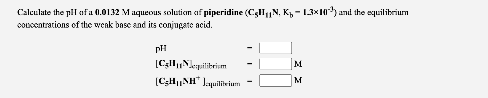 Solved Calculate the pH of a 0.0132 M aqueous solution of | Chegg.com