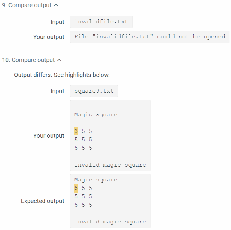 Solved For the diagonal going from the top left to the | Chegg.com