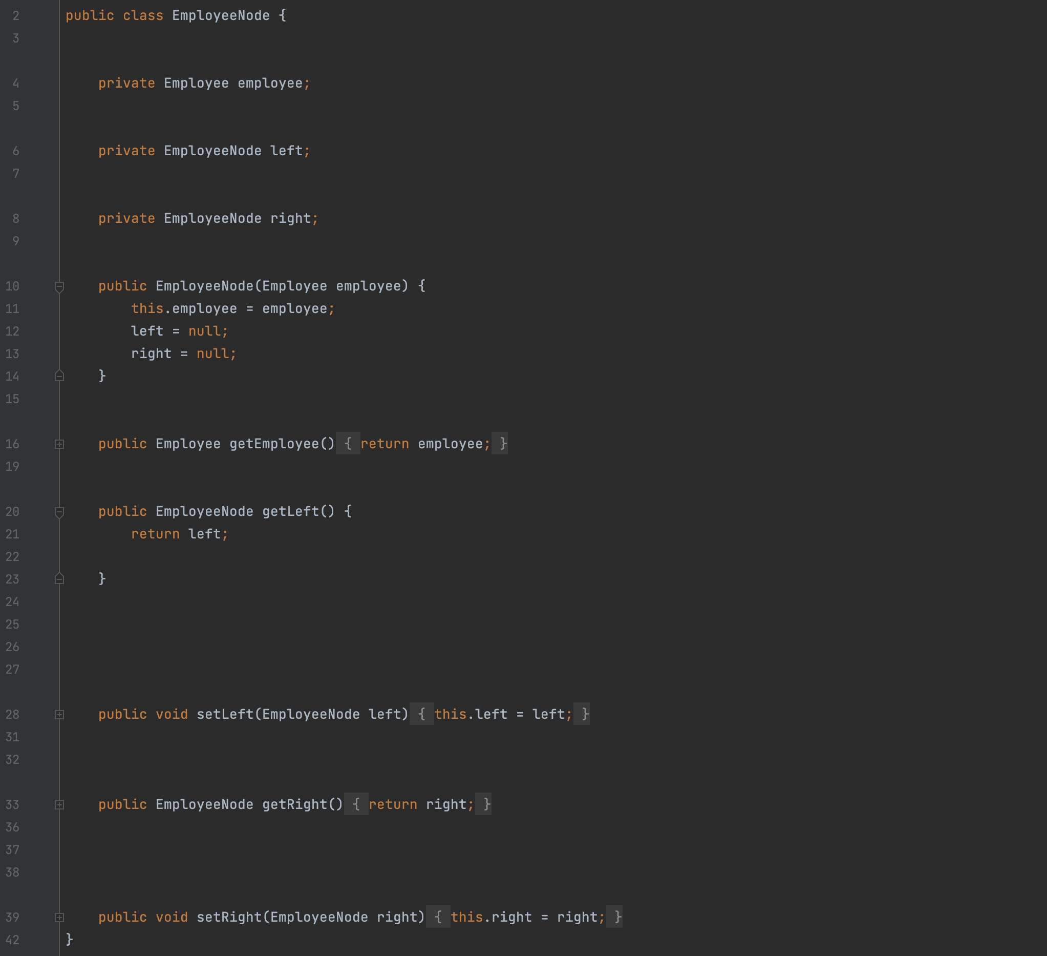 Solved I need help on improving this JAVA CODE for Employee | Chegg.com