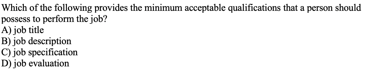 Solved Which of the following provides the minimum | Chegg.com