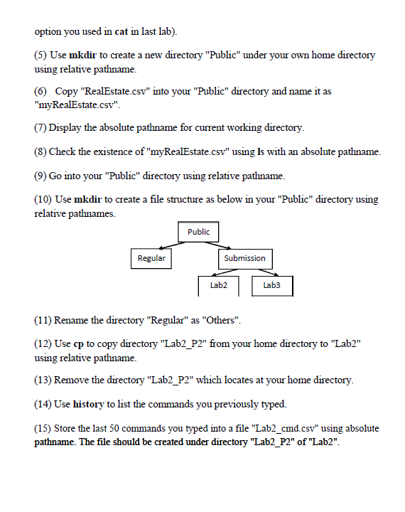 Solved Purpose: Practices on the basic utilities for | Chegg.com