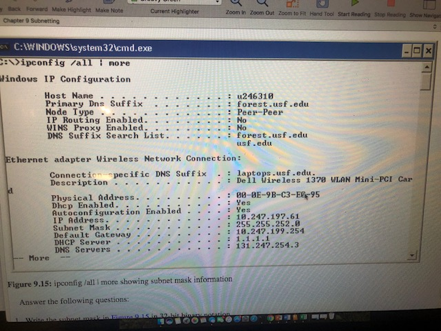 Solved .What is the masked address of the host in binary | Chegg.com