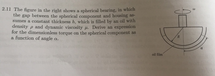 Solved 2.11 The figure in the right shows a spherical | Chegg.com