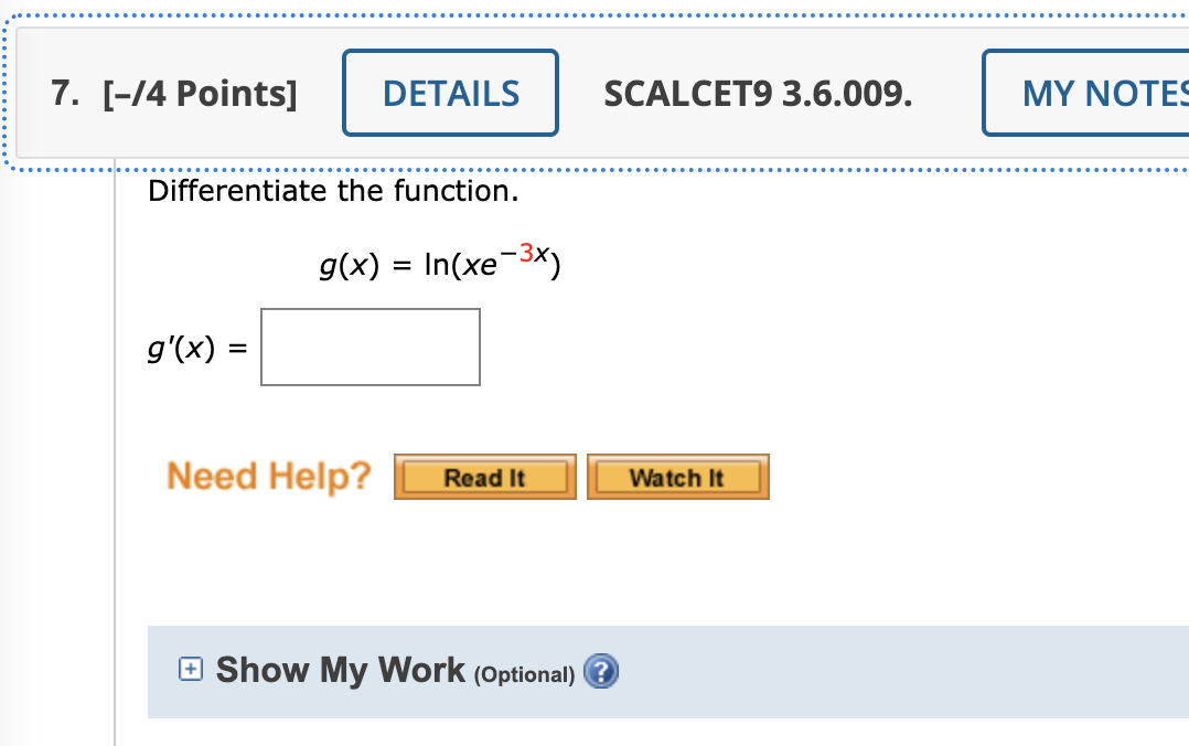 Solved 2. [4/6 Points] SCALCET9 3.5.029.EP. Use implicit | Chegg.com