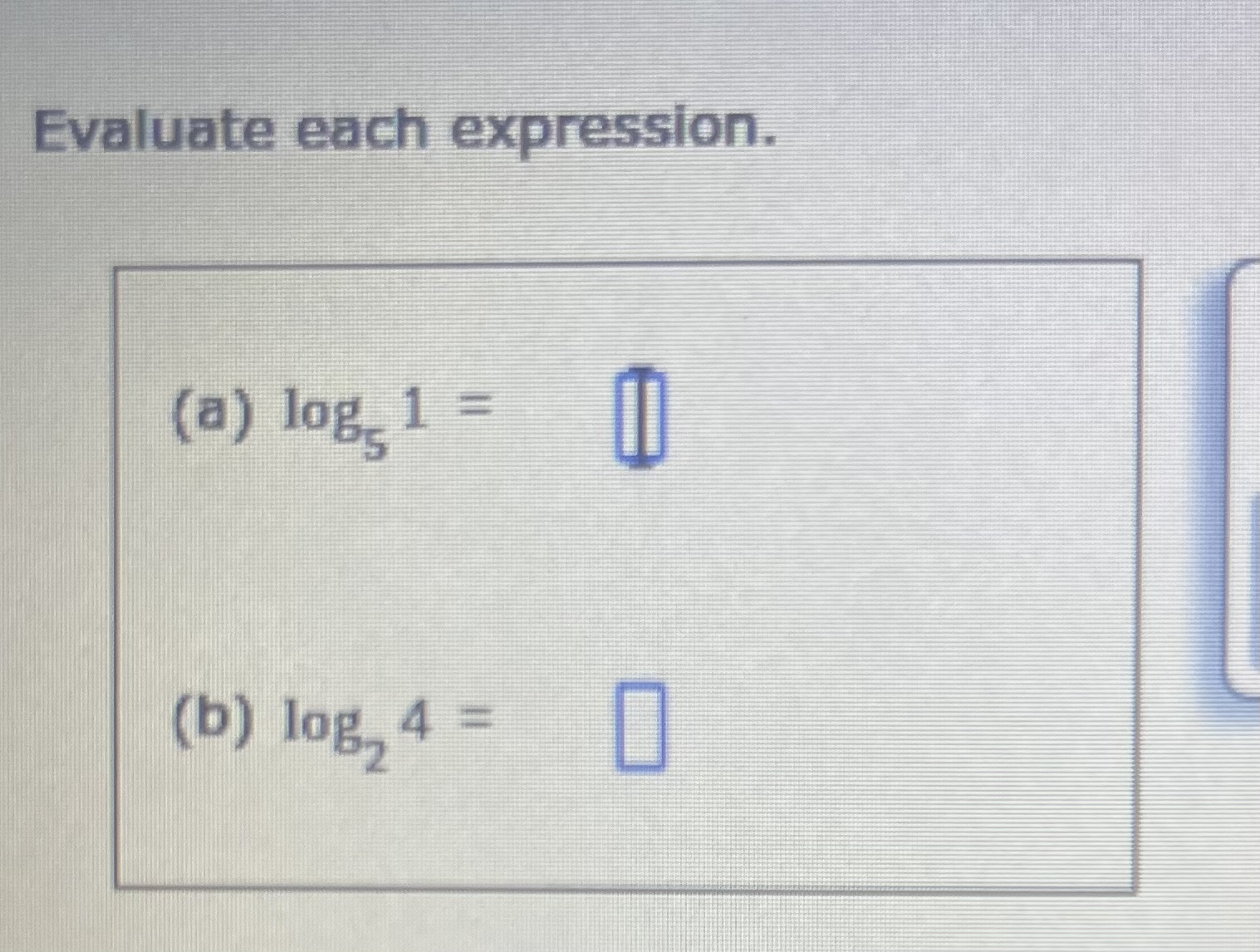 Solved Evaluate each expression. | Chegg.com