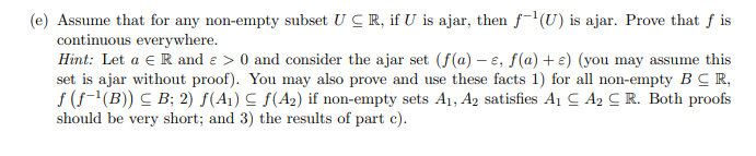 Solved 4. For this problem, let f:R→R be a function. We say | Chegg.com