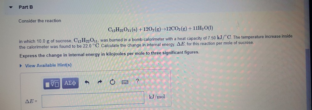 Solved | Constants Periodic Table Part A A calorimeter | Chegg.com
