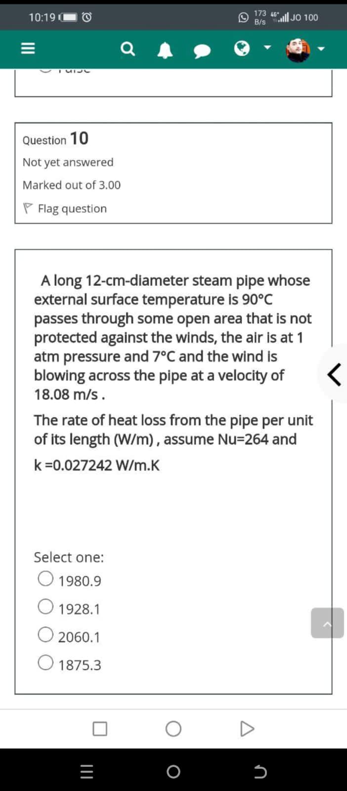 Solved A long 12-cm-diameter steam pipe whoseexternal | Chegg.com