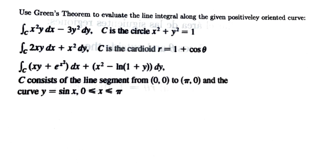 Solved Use Green's Theorem to evaluate the line integral | Chegg.com