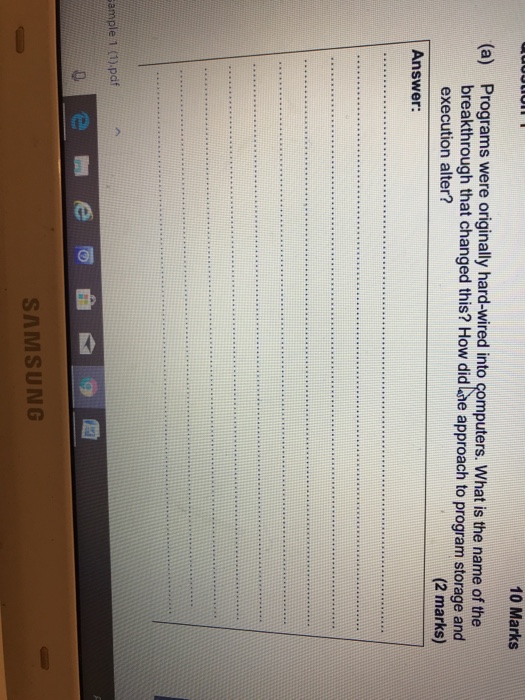 Solved (b) Explain the differences between the two main | Chegg.com