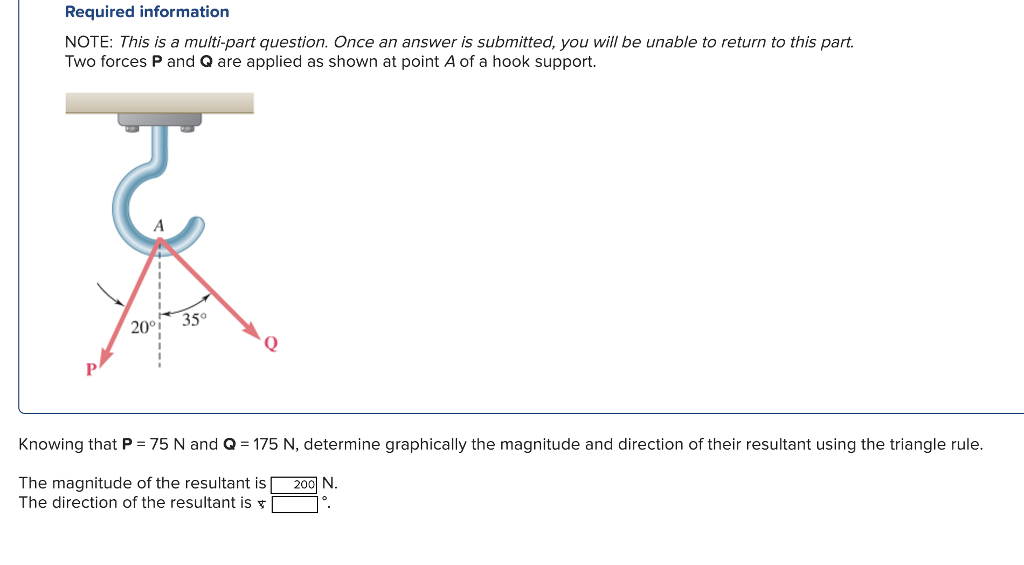 Solved Required information NOTE: This is a multi-part | Chegg.com