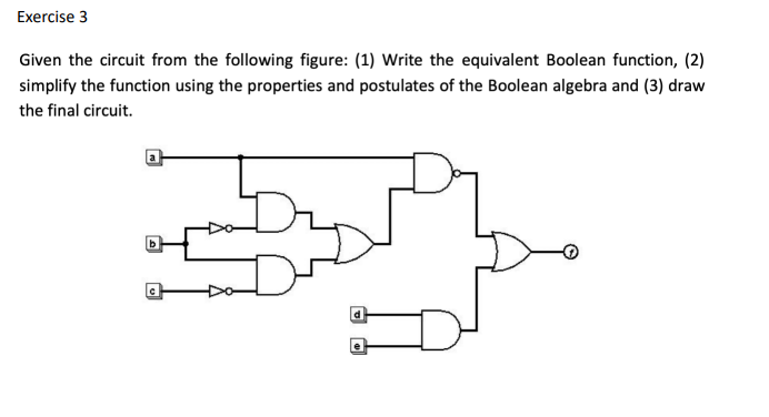 Solved Given the circuit from the following figure: (1) | Chegg.com
