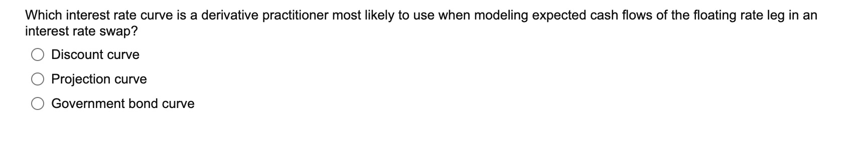 Solved Which interest rate curve is a derivative | Chegg.com