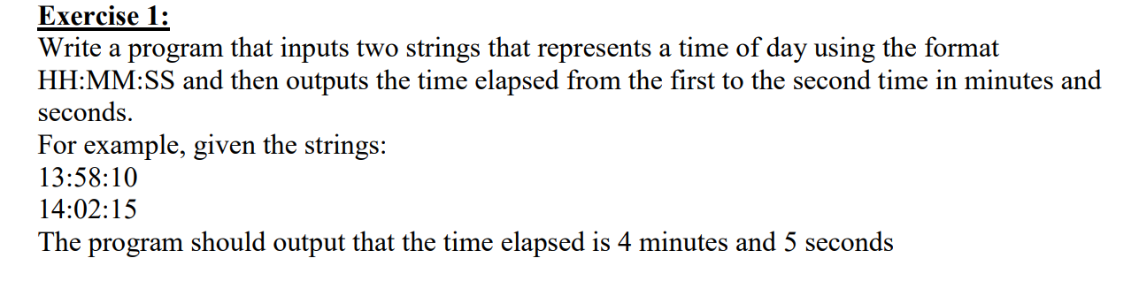 Solved Write A Program That Inputs Two Strings That 6480