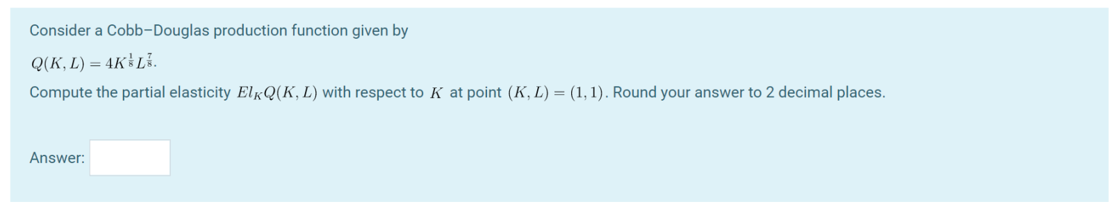 Solved Consider a bivariate function f(x, y) such that f(1, | Chegg.com