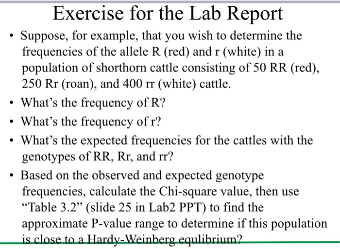 Solved Exercise for the Lab Report Suppose, for example, | Chegg.com