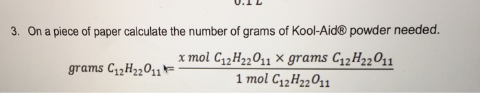 Solved On a piece of paper calculate the number of grams of | Chegg.com
