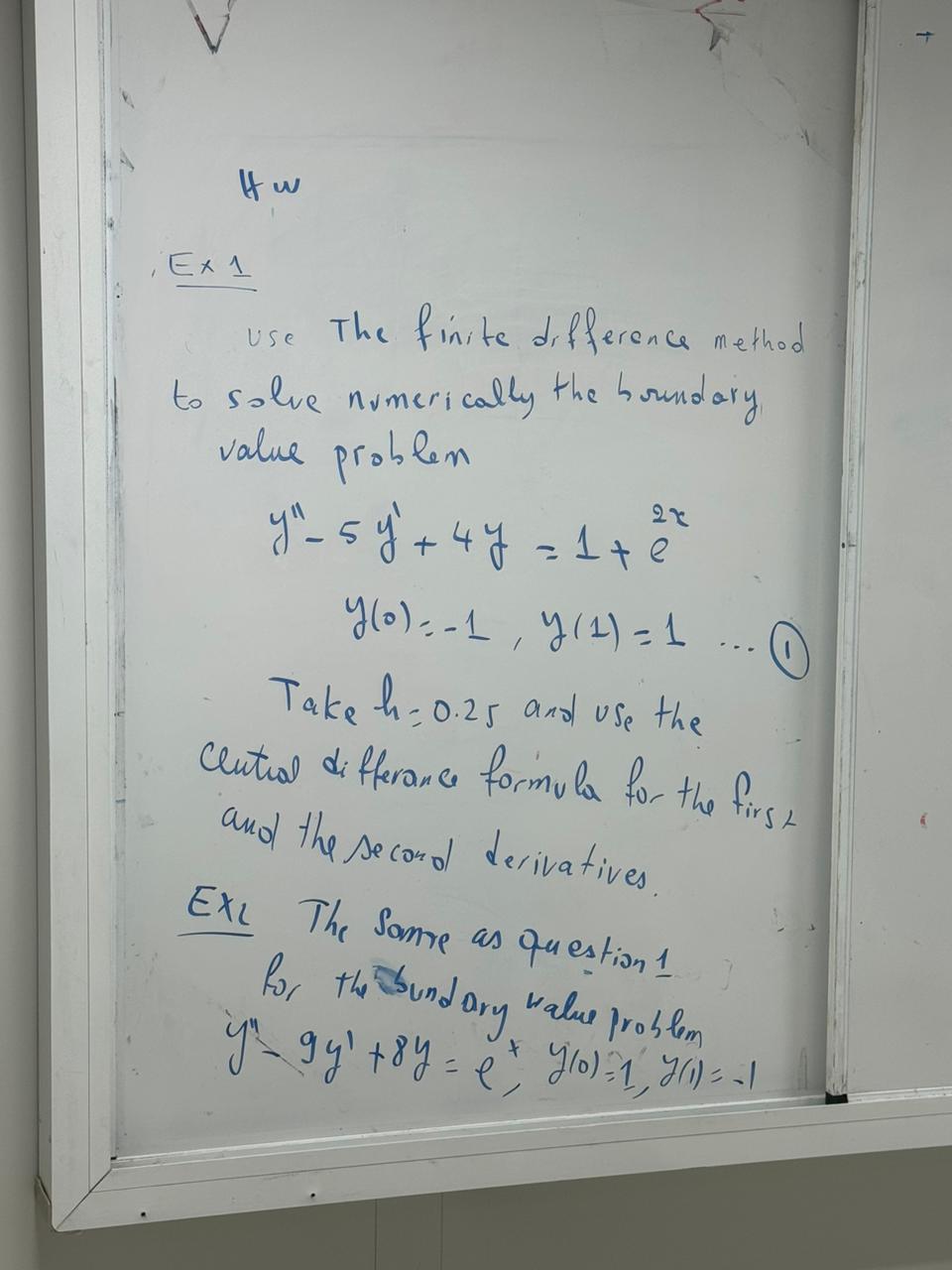please use the finite difference method to solve | Chegg.com
