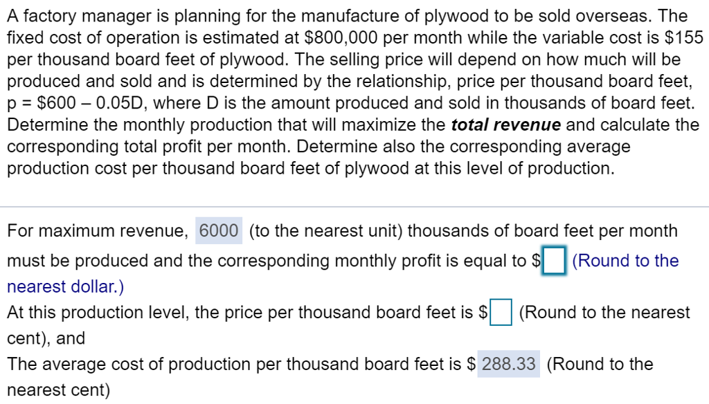 Solved A factory manager is planning for the manufacture of | Chegg.com