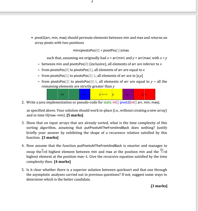 Solved Coursework 1 Question 1: warm-up For each of the | Chegg.com