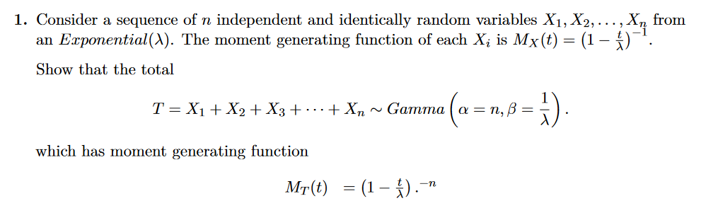 Solved 1. Consider a sequence of n independent and | Chegg.com