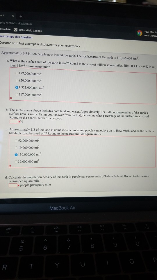 Solved ent X + php?action=skip&to=6 Translate B Bakersfield | Chegg.com