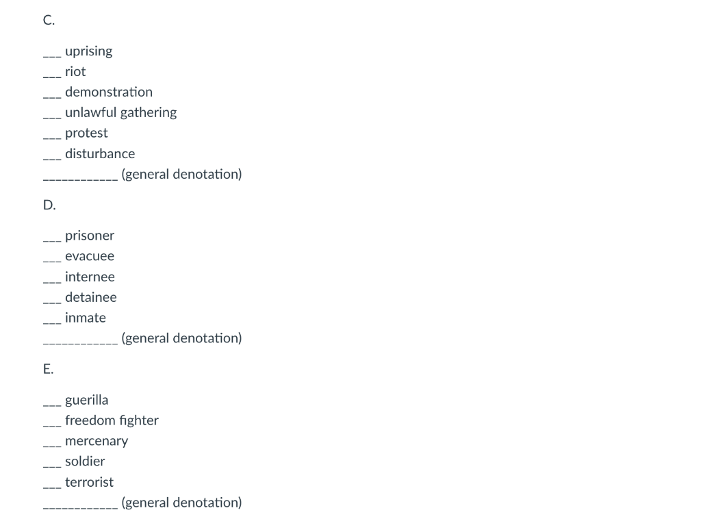Solved Loaded Words: Using Denotation and | Chegg.com