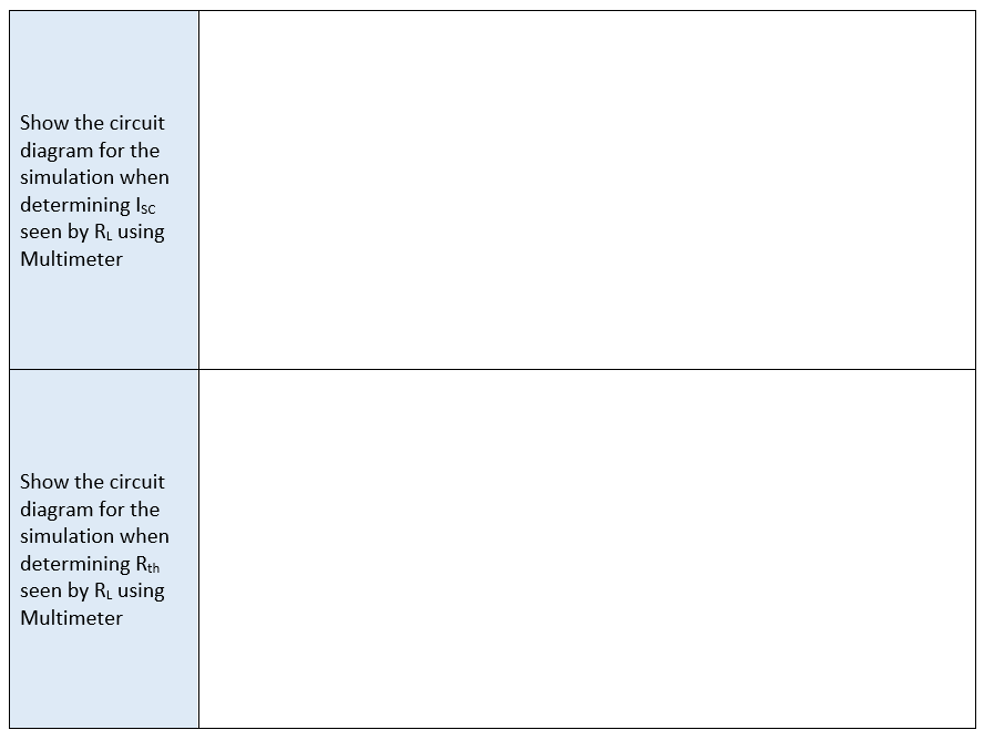 Solved Build the following circuit and fill the tables shown | Chegg.com