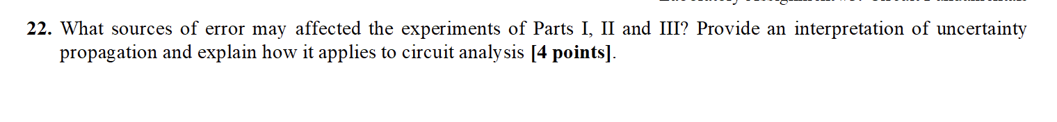 Solved Part I. Consider the following circuit: Part II. | Chegg.com