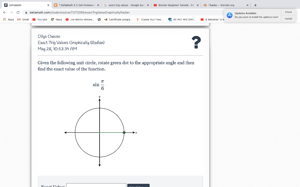 Solved * DeltaMath X C DeltaMath X C Oet Homewor X G exact | Chegg.com