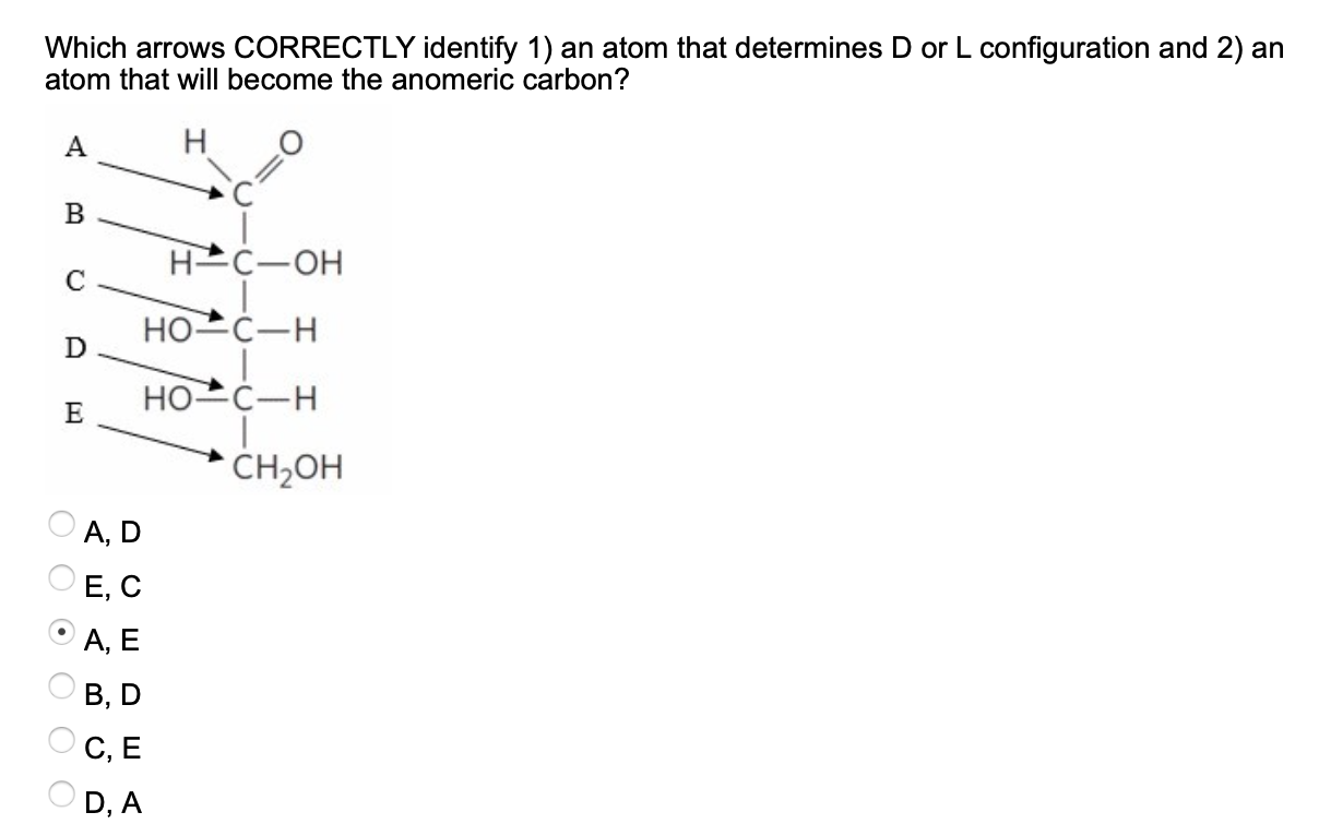 Solved Which arrows CORRECTLY identify 1) an atom that | Chegg.com