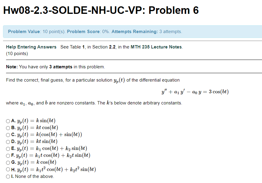 Solved Hw08-2.3-SOLDE-NH-UC-VP: Problem 6 6 Problem Value: | Chegg.com