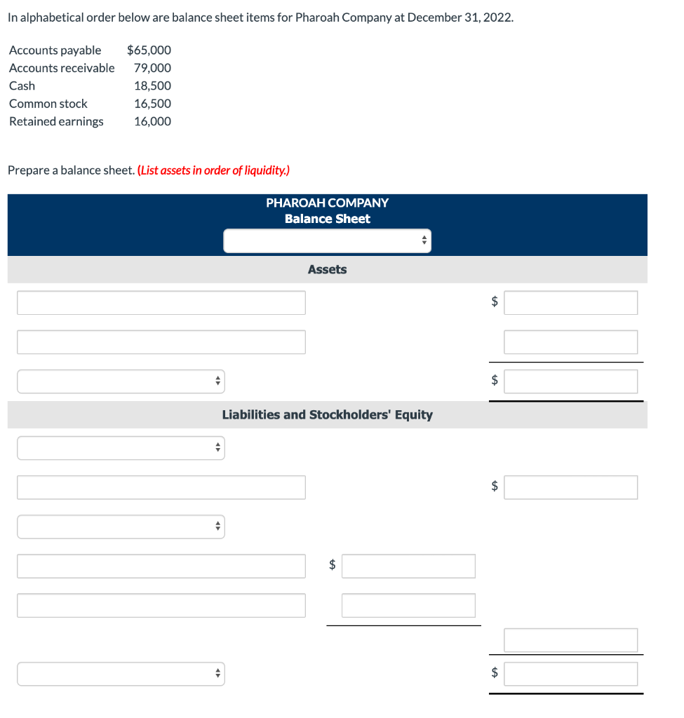 Solved In Alphabetical Order Below Are Balance Sheet Items Chegg solved-in-alphabetical-order-below-are-balance-sheet-items-chegg