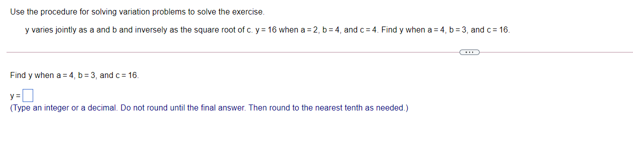 Solved Use the procedure for solving variation problems to | Chegg.com