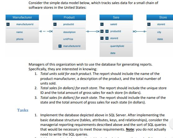 Solved Consider the simple data model below, which tracks | Chegg.com