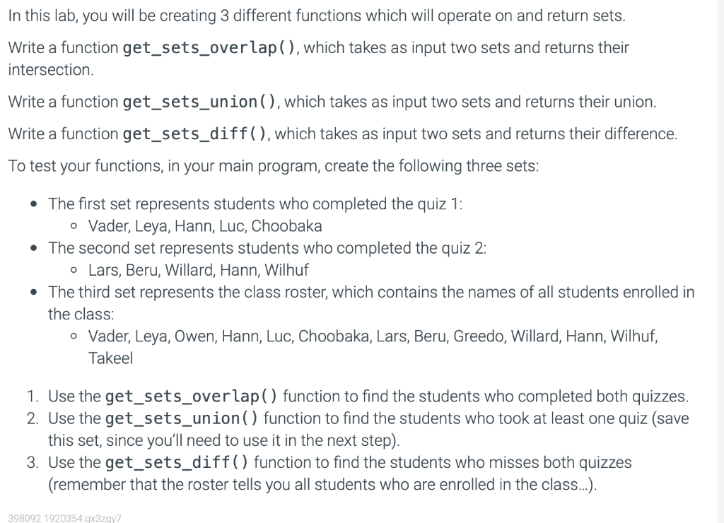 In this lab, you will be creating 3 different | Chegg.com
