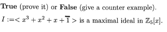 Solved True (prove it) or False (give a counter example). | Chegg.com