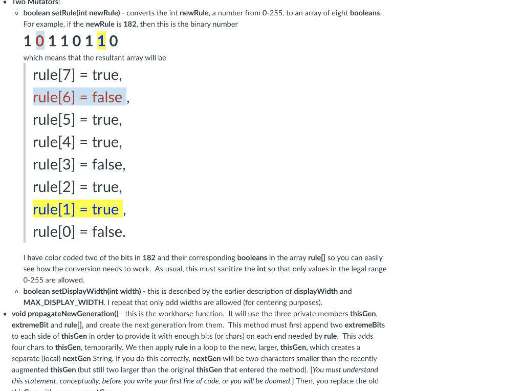Solved OPTION A (Basic): 1D Cellular Automata Implement the | Chegg.com