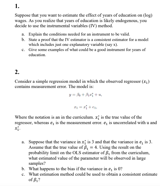Solved a. Explain assumption MLR.5 made in chapter 4 in the | Chegg.com Solved a. Explain assumption MLR.5 made in chapter 4 in the | Chegg.com