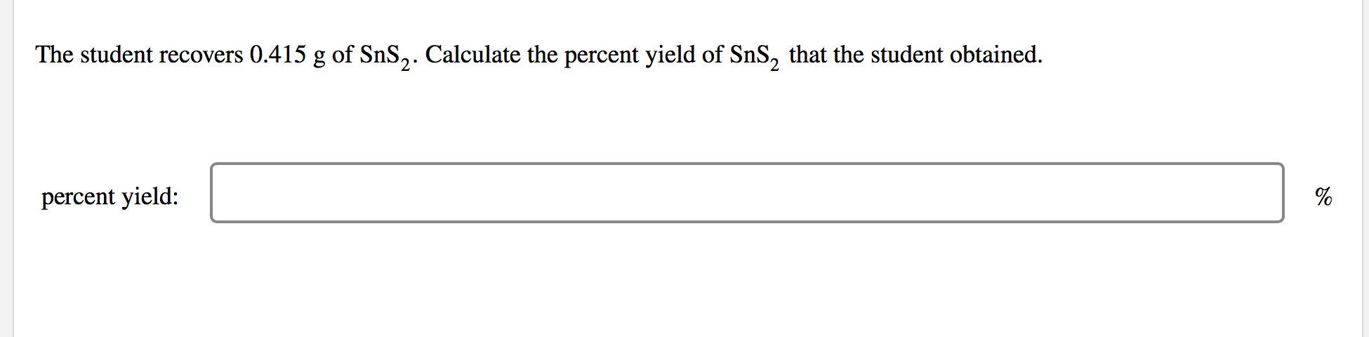 Solved Tin(IV) sulfide, SnS2, a yellow pigment, can be | Chegg.com
