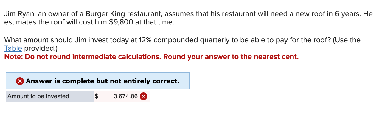 Solved Jim Ryan, an owner of a Burger King restaurant, | Chegg.com
