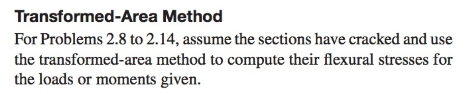 Solved Transformed-Area Method For Problems 2.8 to 2.14, | Chegg.com