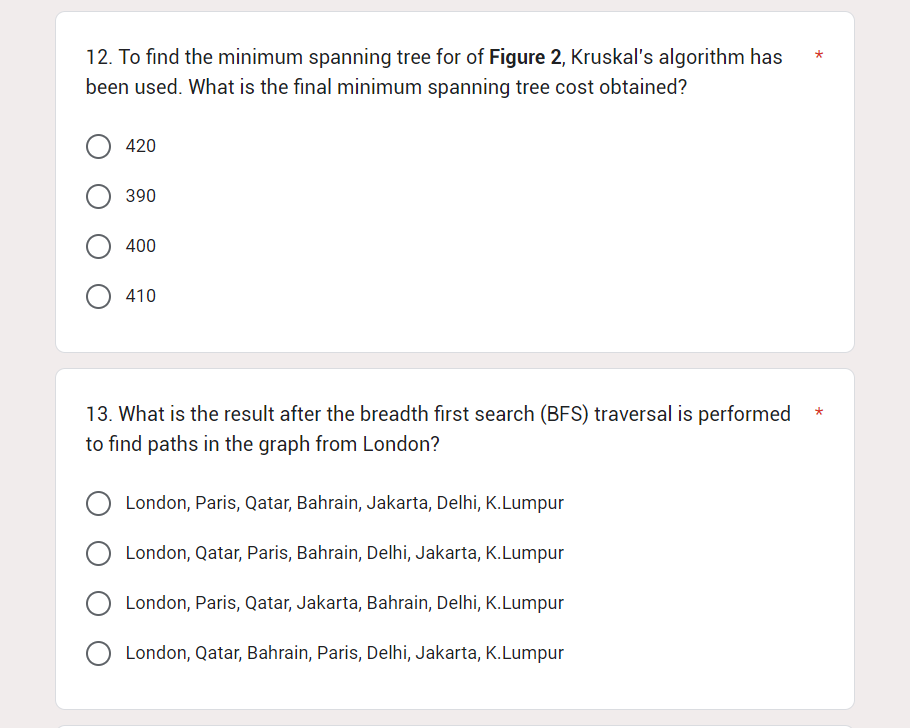Solved Questions 11 to 13 are based on Figure 2 as follow: | Chegg.com