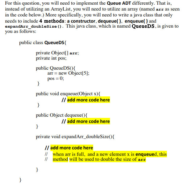 The Stack ADT includes the following most important | Chegg.com