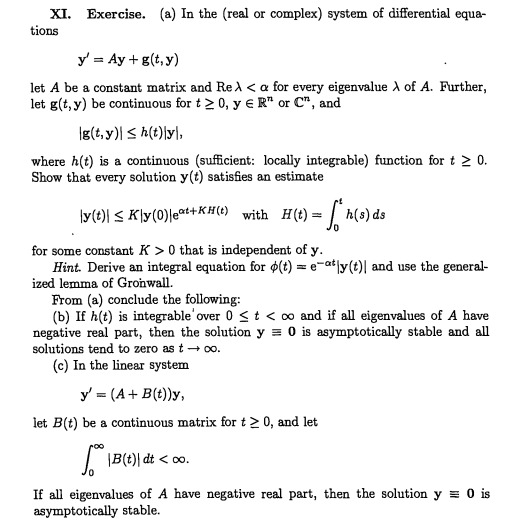 Solved XI. Exercise. (a) In the (real or complex) system of | Chegg.com
