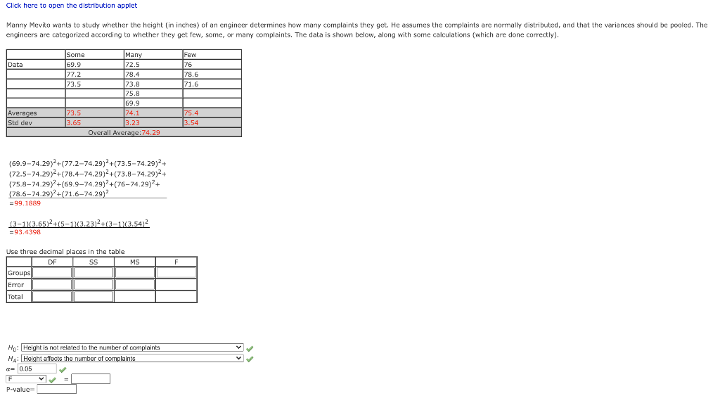 Solved Click here to open the distribution applet Manny | Chegg.com