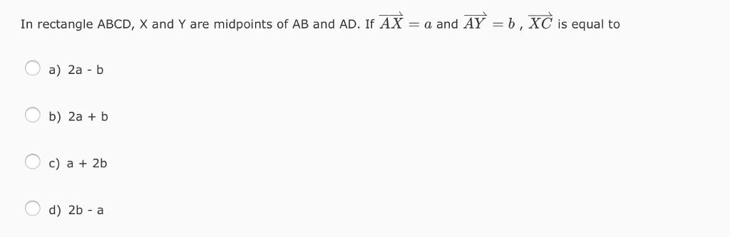Solved In rectangle ABCD, X and Y are midpoints of AB and | Chegg.com