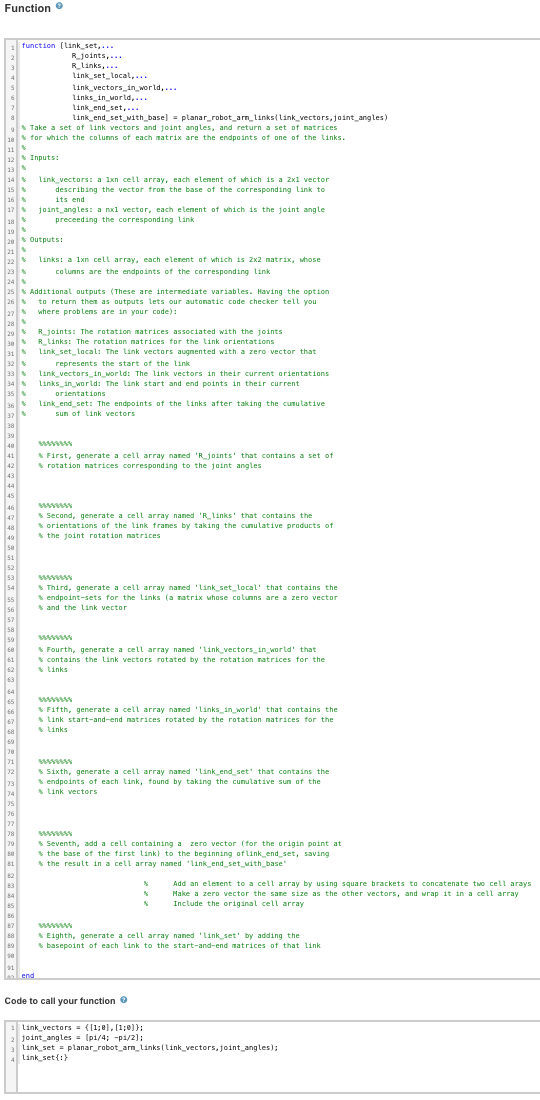 Use the build and place link function you created | Chegg.com
