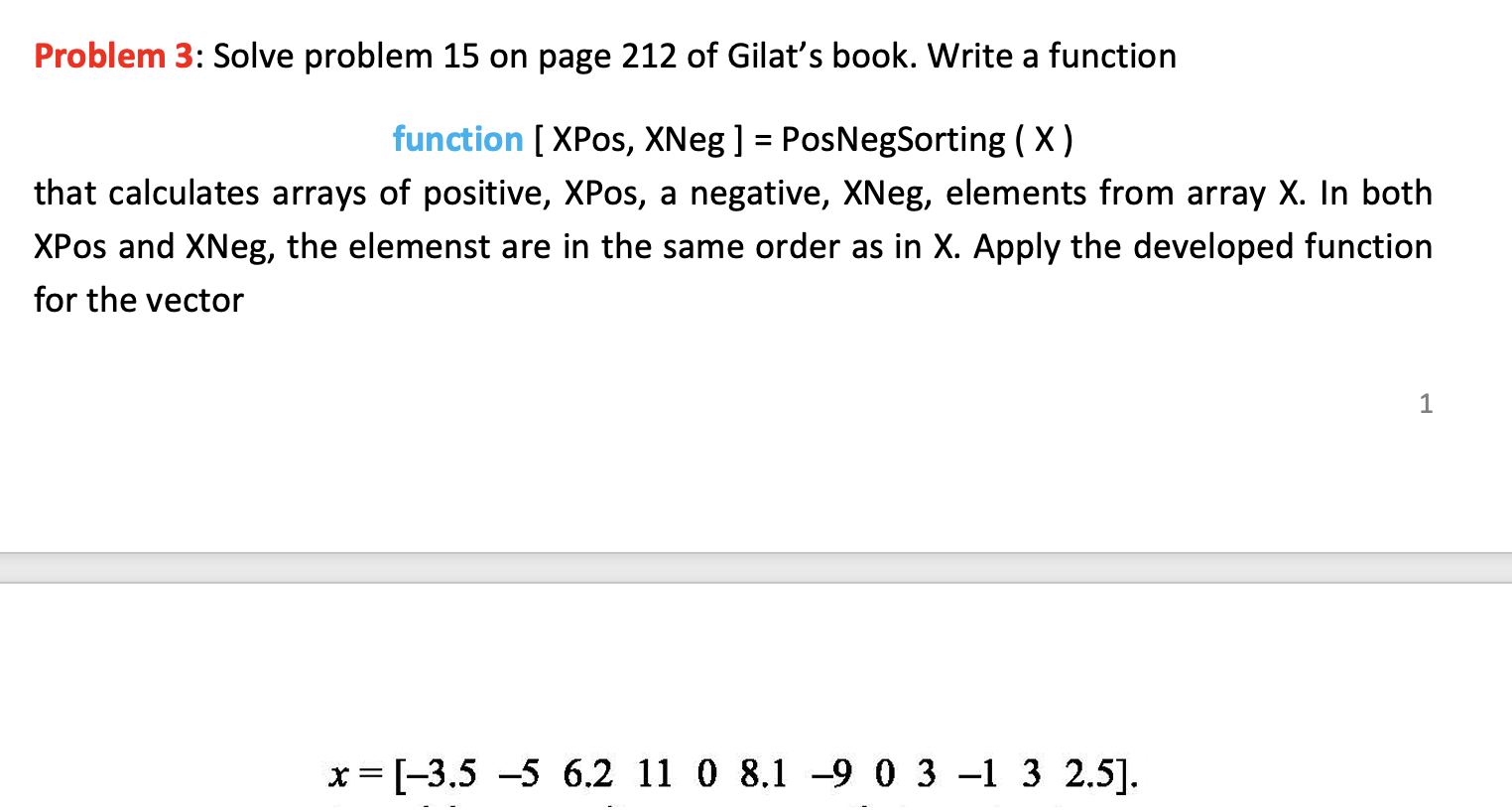 Please solve in Matlab. I have this code but when I | Chegg.com