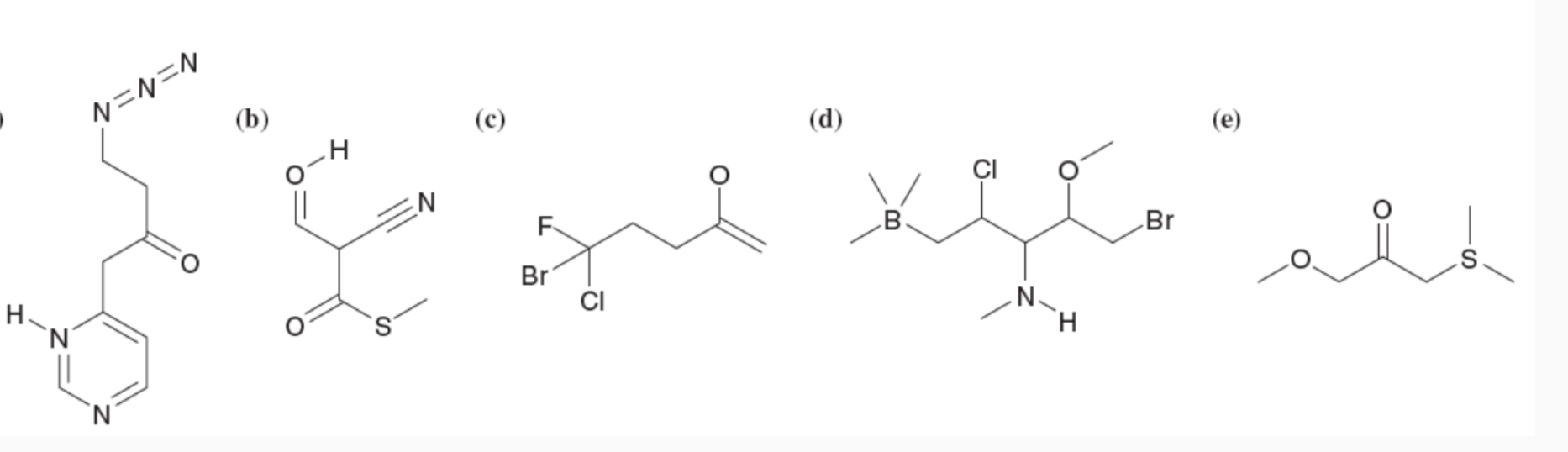 Solved In each of the structures below, indicate the formal | Chegg.com